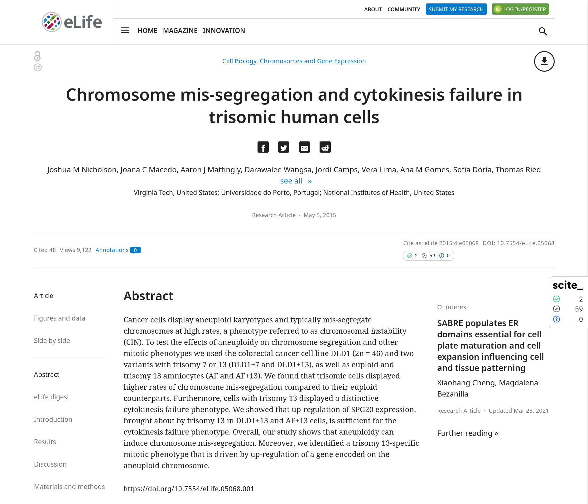 scite browser extension